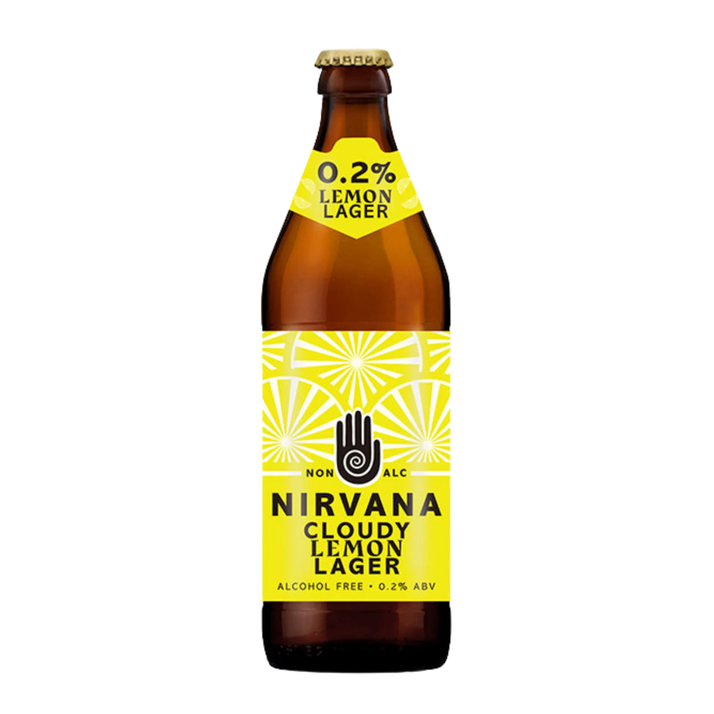 Nirvana Cloudy Lemon Lager 500ml – The Sober Irish
